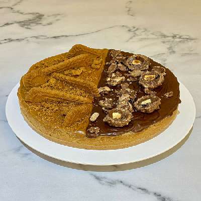 Nutella Ferrero & Lotus NY Baked Cheesecake