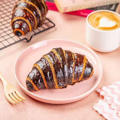Chocolate Coloured Croissant