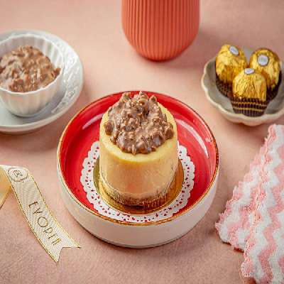 Ferrero Rocher Baked Cheesecake Pastry